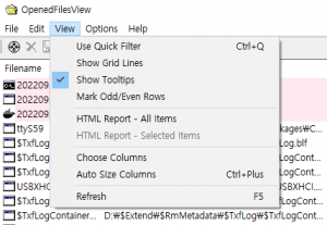 다른 프로세스가 파일을 사용 중이기 때문에 프로세스가 액세스 할 수 없습니다